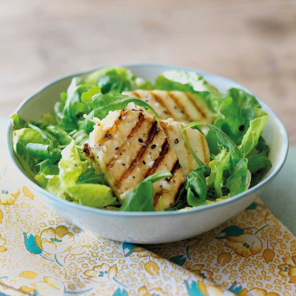 Griddled Halloumi with Wild Rocket – Dairy Diary by Collins Debden
