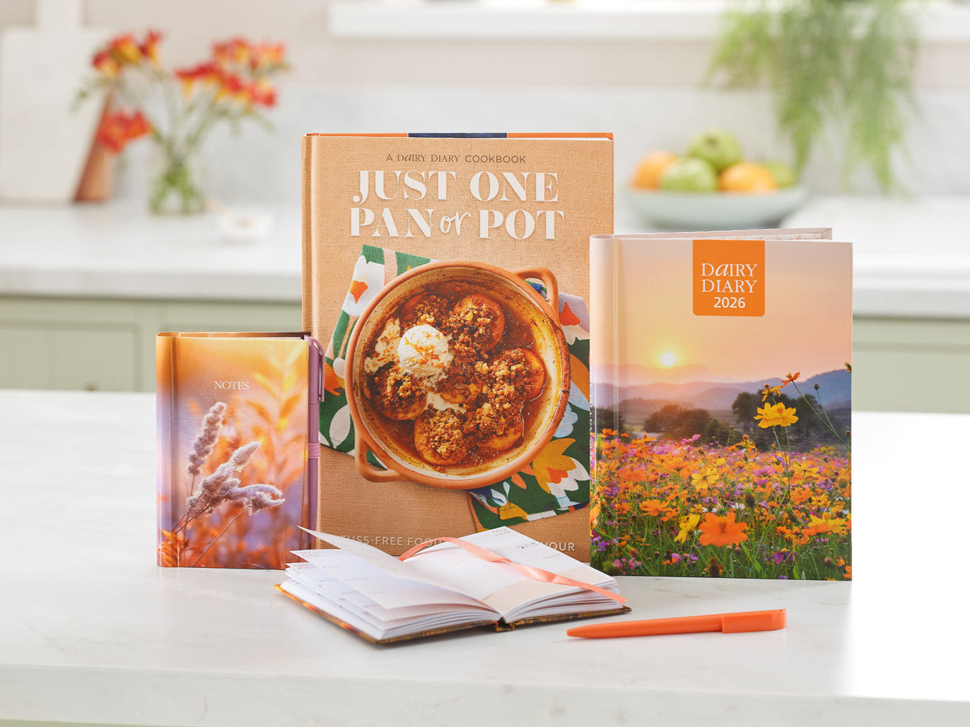 Dairy Diary Set 2026 & Just One Pan or Pot Cookbook Bundle – Dairy ...